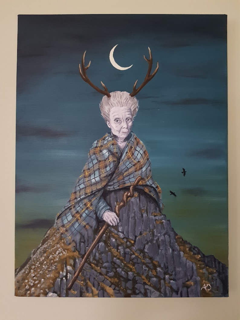 Cailleach Scottish Goddess Giclee Art Print - Etsy