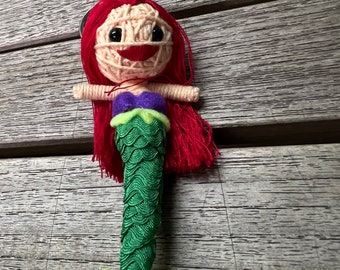 String Doll Keychain - Etsy