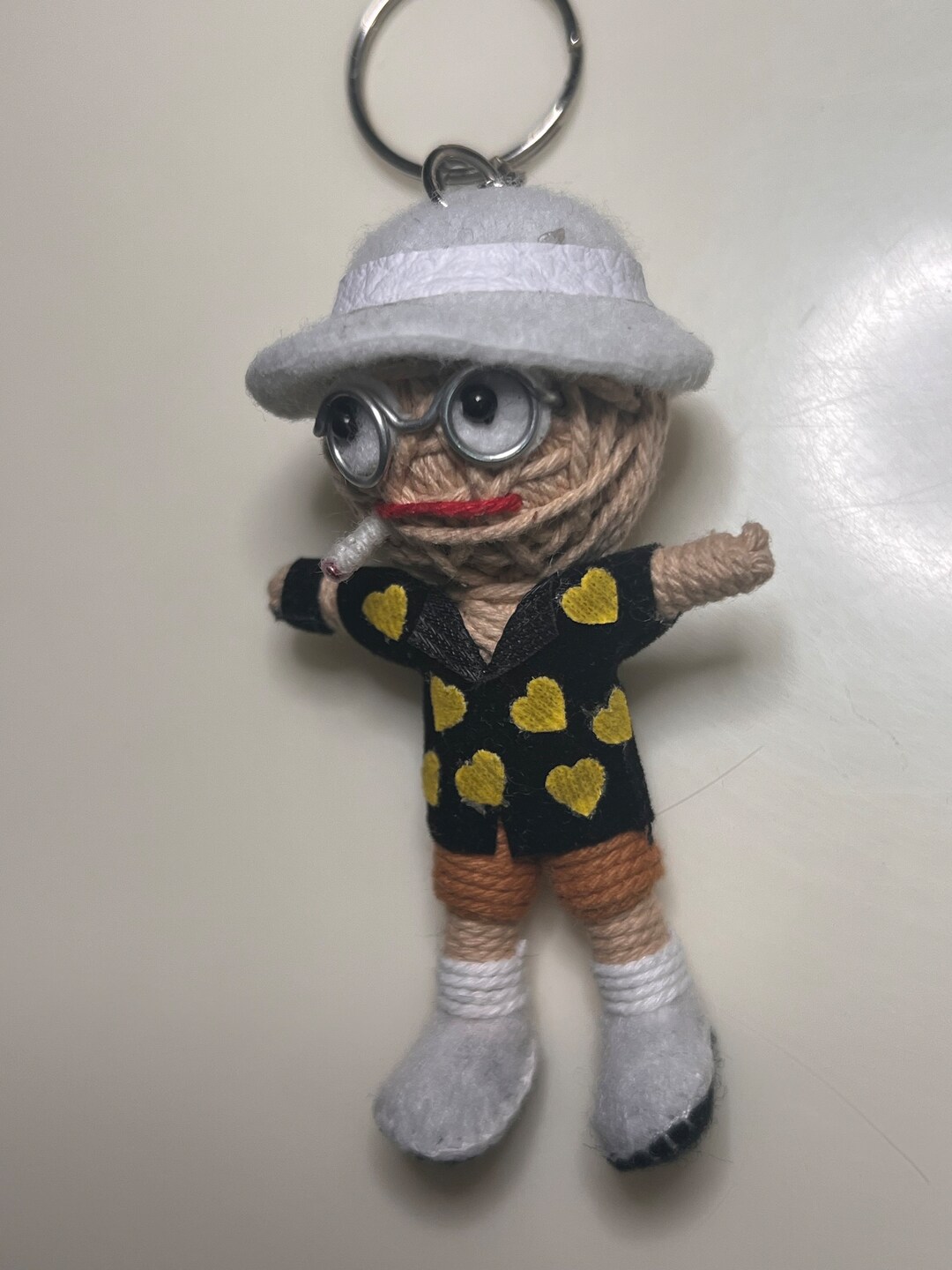 Raoul Duke Las Vegas Johnny Depp Handmade Voodoo String Doll Key Charm ...