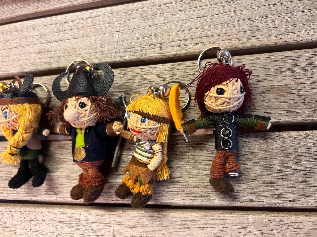 Set of 4 Viking Handmade Voodoo String Dolls Characters - Etsy