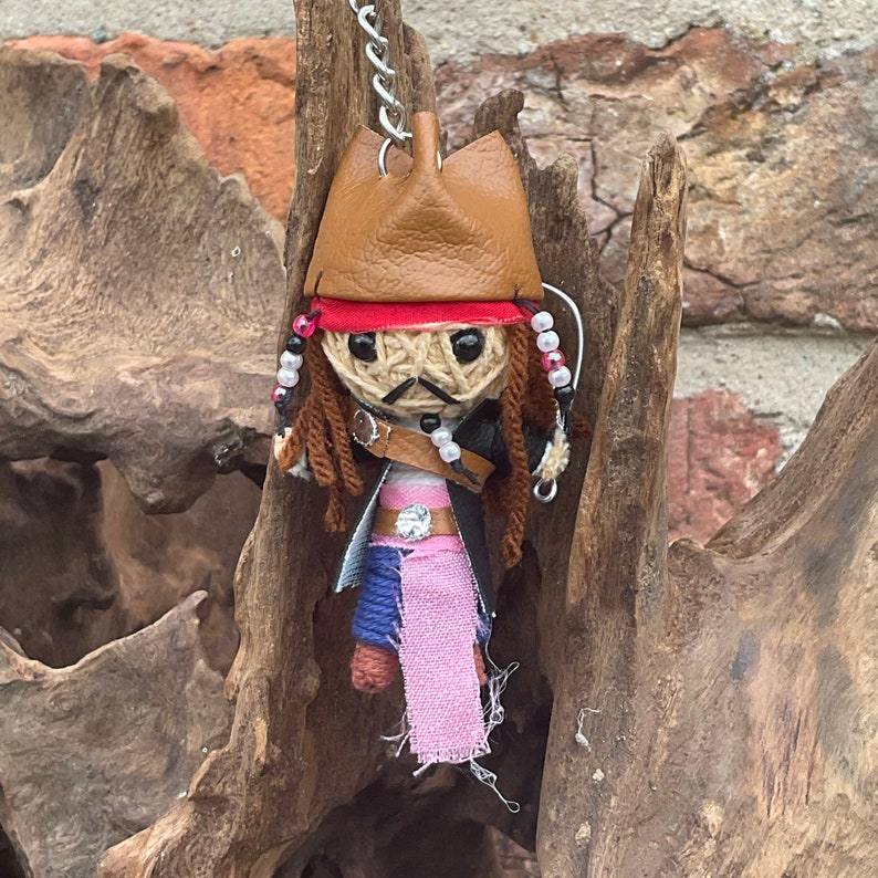 Capt Jack Sparrow Tricorn Hat Team Johnny Depp Handmade Voodoo - Etsy