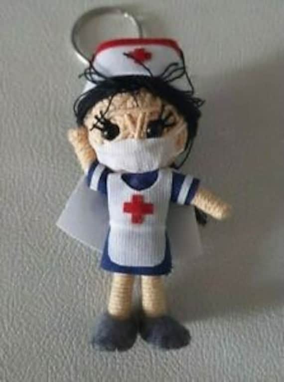 Banksy Super Nurse Lucky Handmade String Doll Key Art Lucky - Etsy