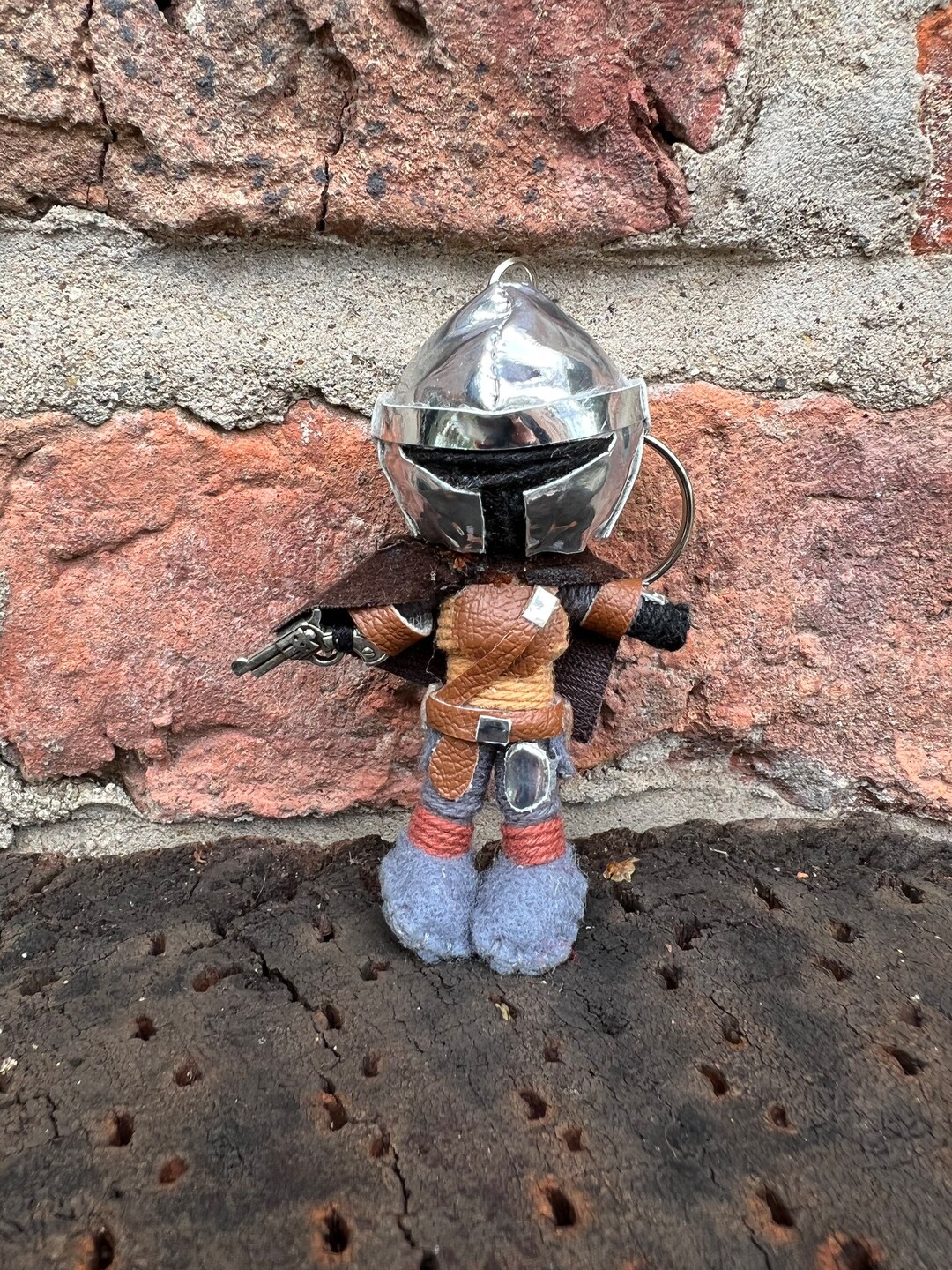 Mando the Bounty Hunter Handmade Lucky Superhero String Doll Key Art ...