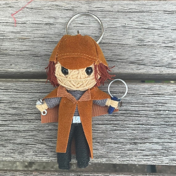 Sherlock Holmes Icon Handmade String Doll Key Charm Cosplay - Etsy