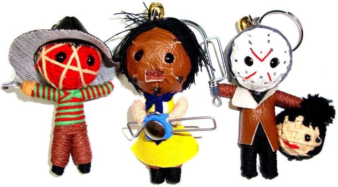 Triple Horror Set Jason, Freddy, Leatherman Icon Voodoo Handmade Voodoo ...