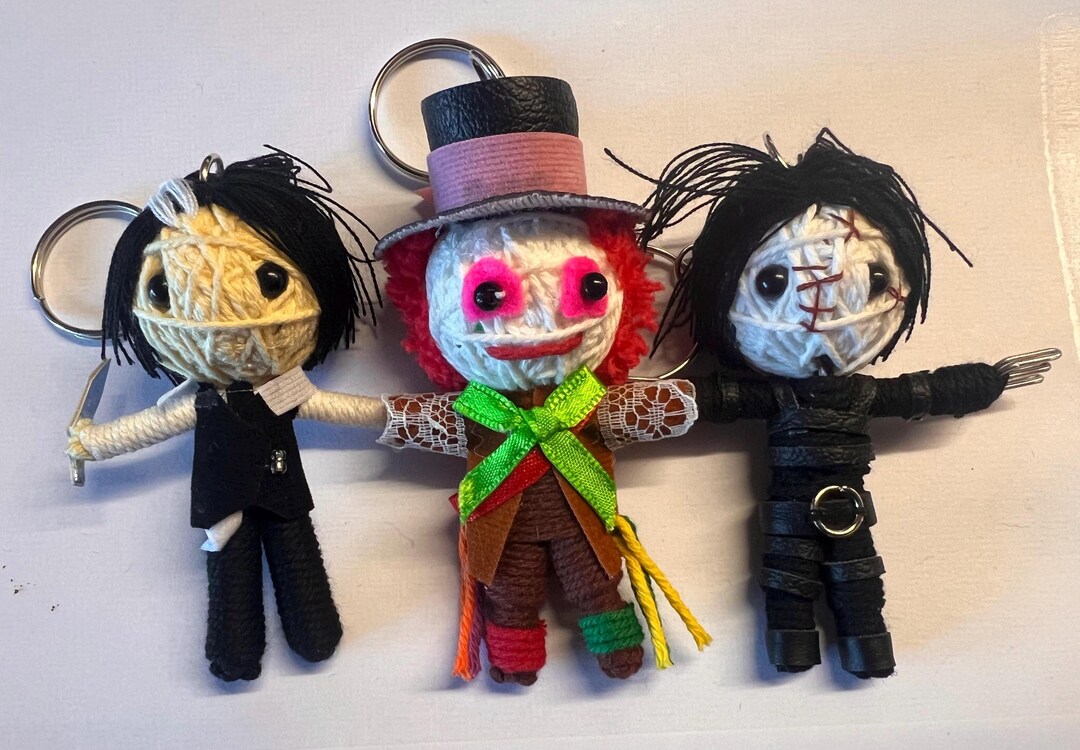 3 Set Team Johnny Depp Edward Scissorhands, Sweeney Todd, Mad Hatter ...
