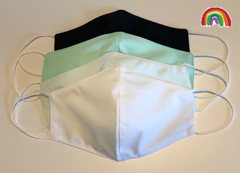 4 x Reusable Washable Nano Polyester Breathable Face Masks / | Etsy