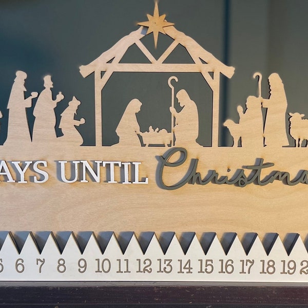 Nativity Advent Calendar - Etsy