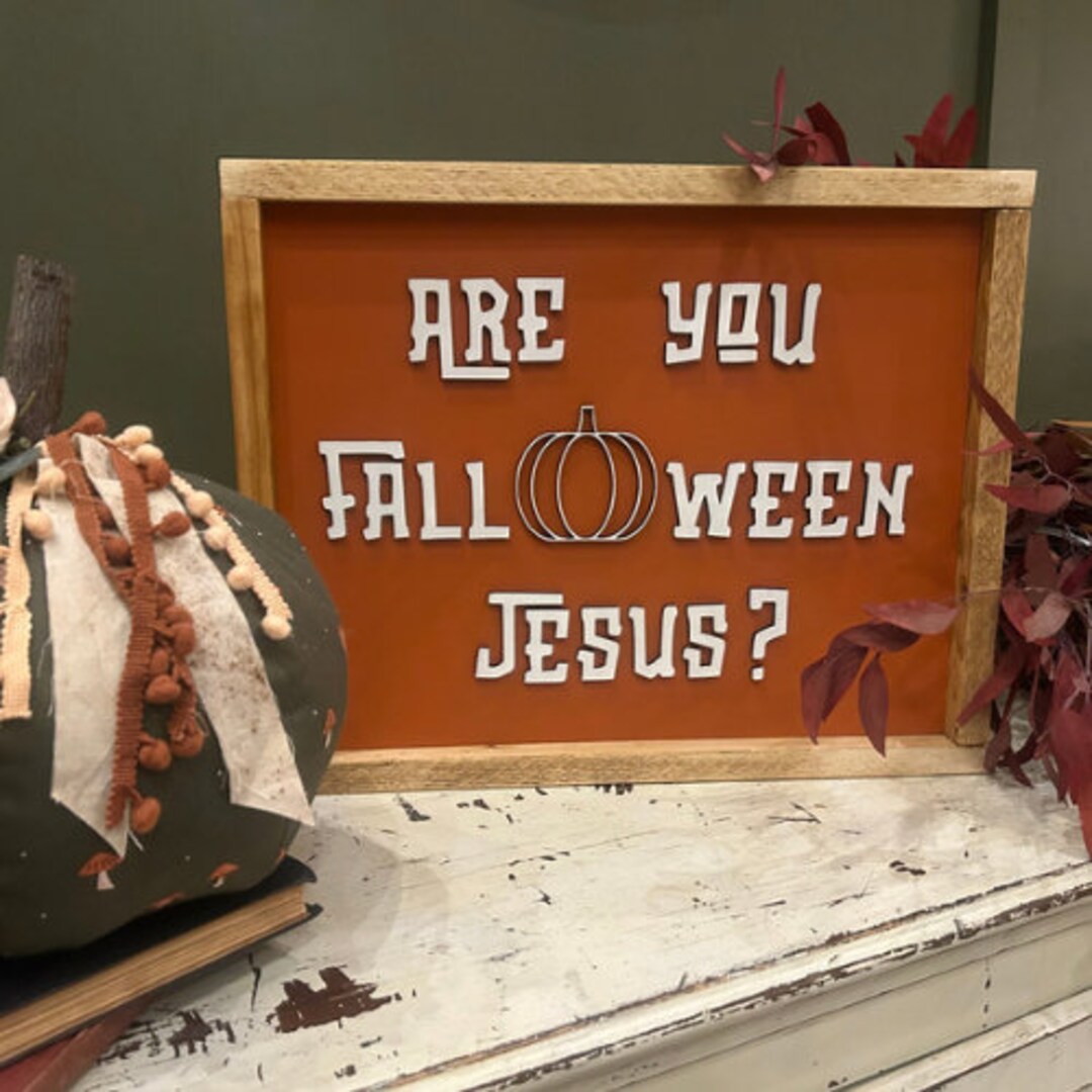 Wood Sign Jesus Fall Pun Sign Gift for Her - Etsy