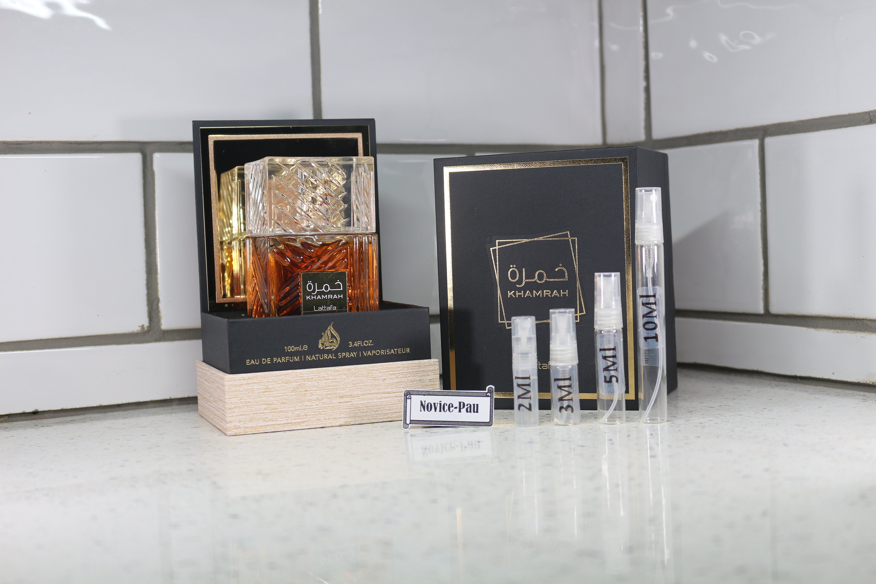 Khamrah by Lattafa Sample 3ml 5ml and 10ml in Glass Bottle - Etsy