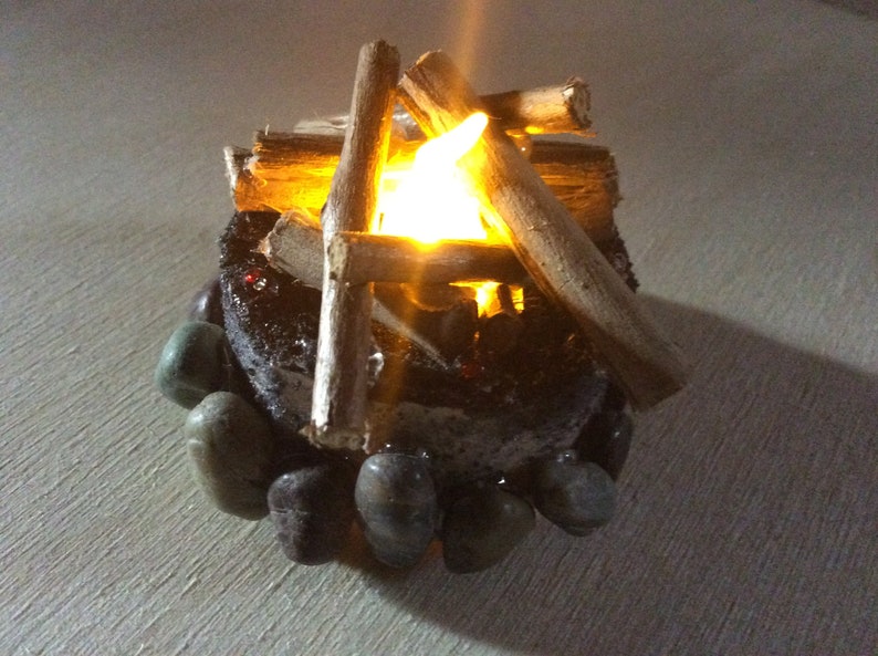 Mini Bonfire that will Light Up also Little Firepit or | Etsy