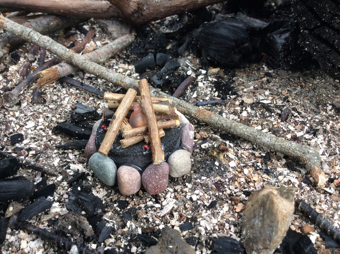 Mini Bonfire that will Light Up also Little Firepit or | Etsy