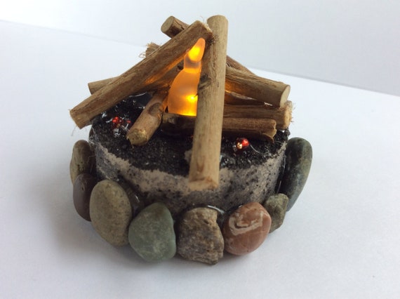 Mini Bonfire that will Light Up also Little Firepit or | Etsy