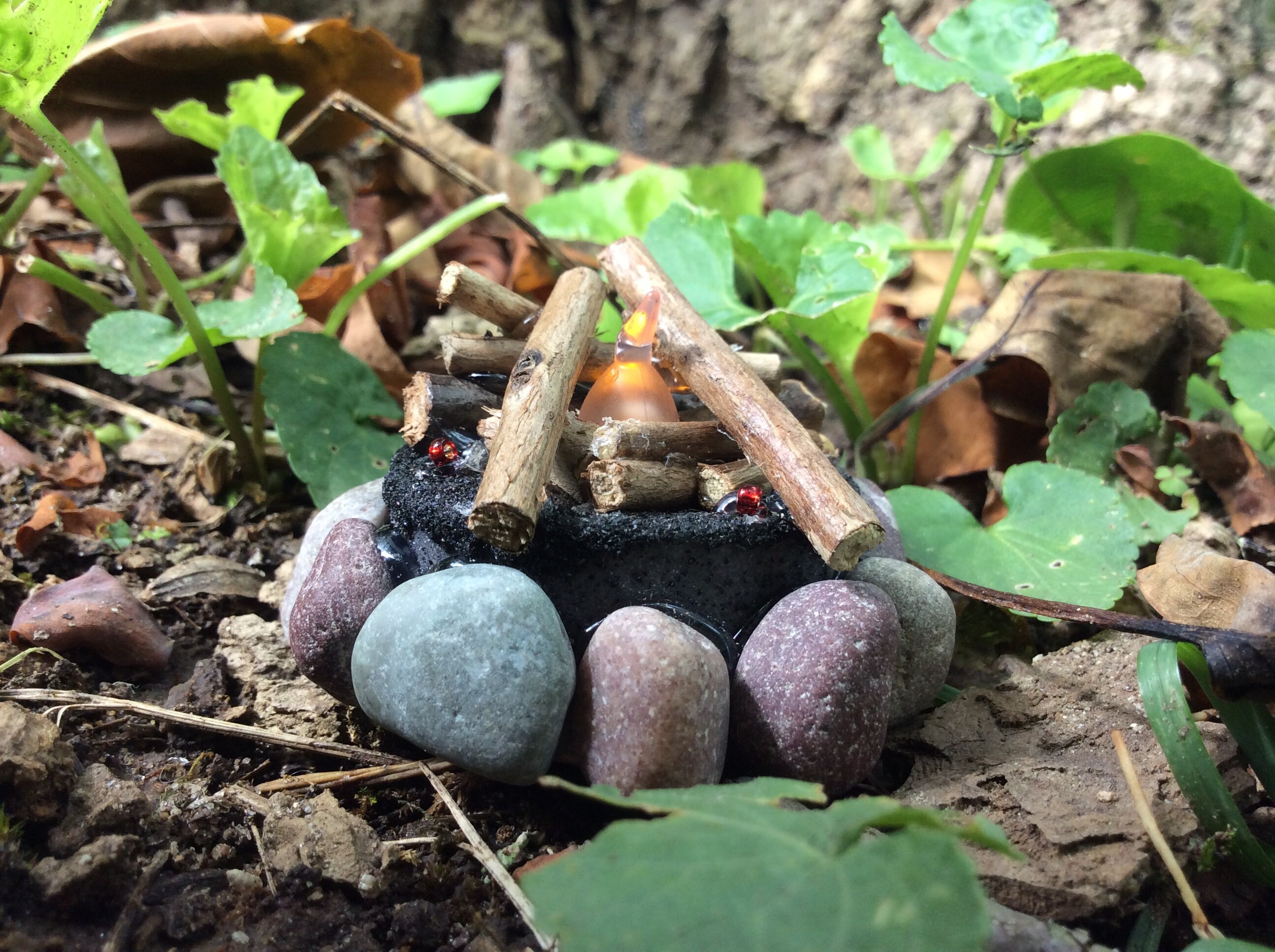 Mini Bonfire that will Light Up also Little Firepit or | Etsy