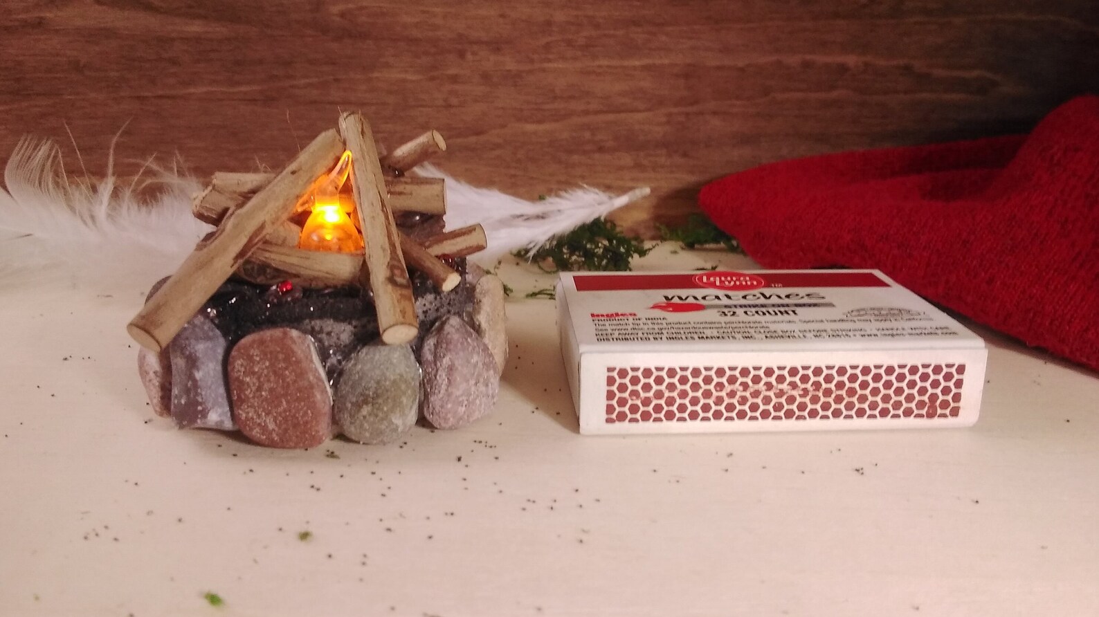 Mini Bonfire That Will Light up Also Little Firepit or - Etsy