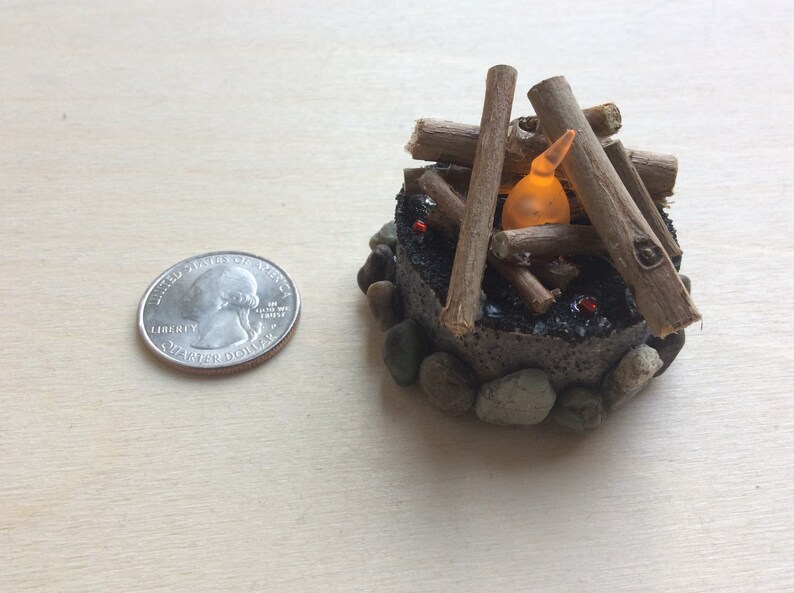 Mini Bonfire that will Light Up also Little Firepit or | Etsy