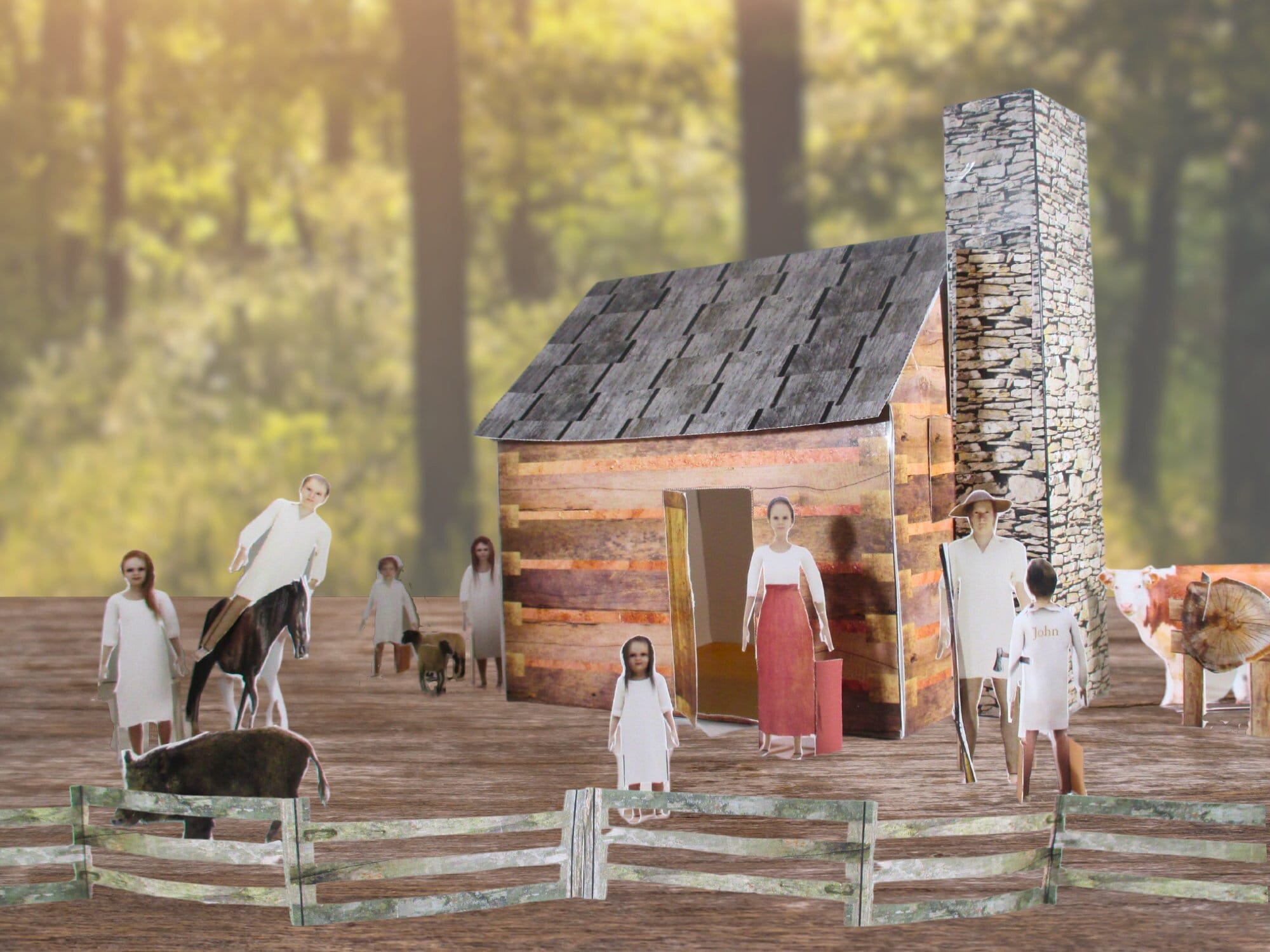 Colonial Paper Playset for Homeschool History American or Colonial ...