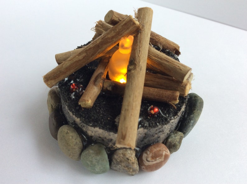 Mini Bonfire that will Light Up also Little Firepit or | Etsy