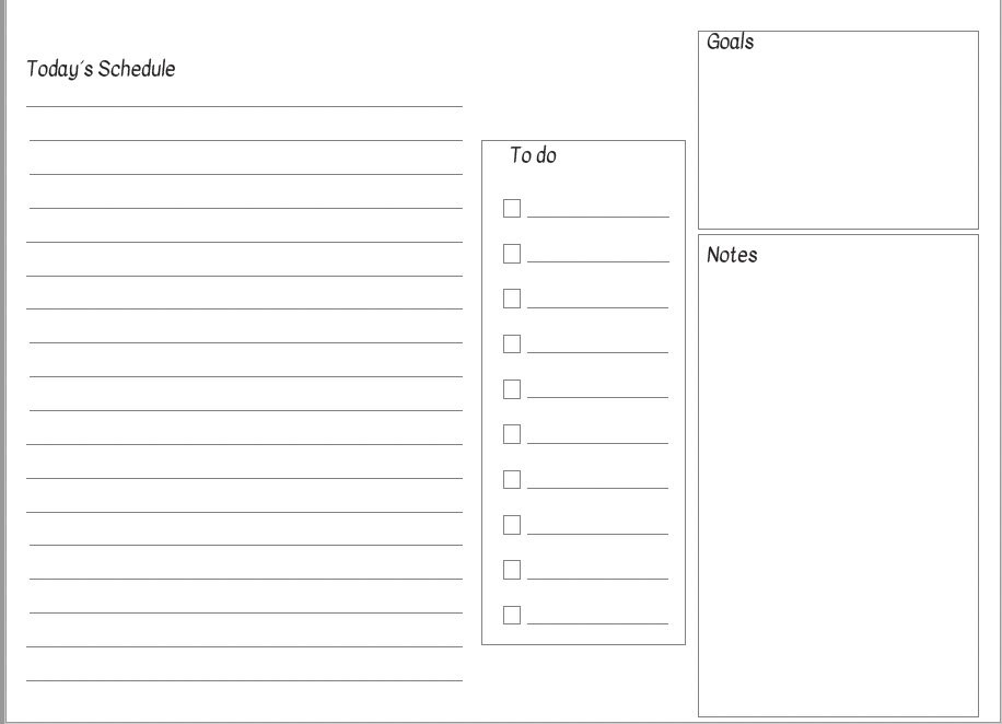Daily Planner Printable With Motivational Picture and Quote to Do List ...