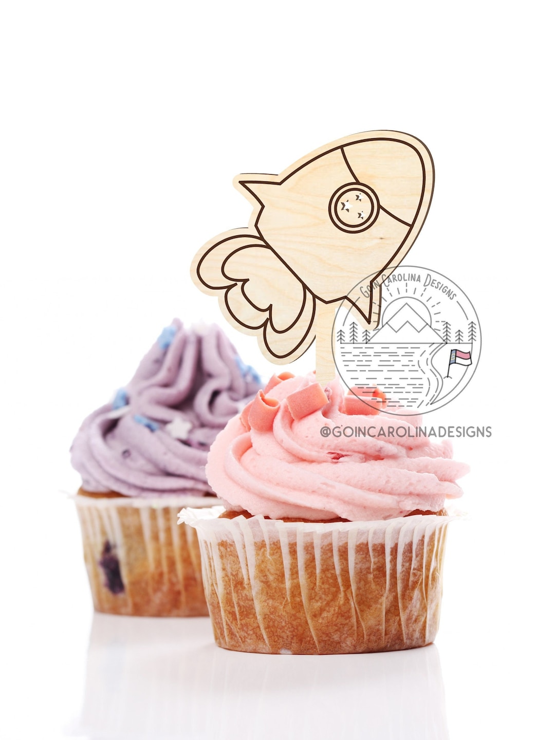 Rocket | Cupcake Topper | Cake Topper 2 - Etsy