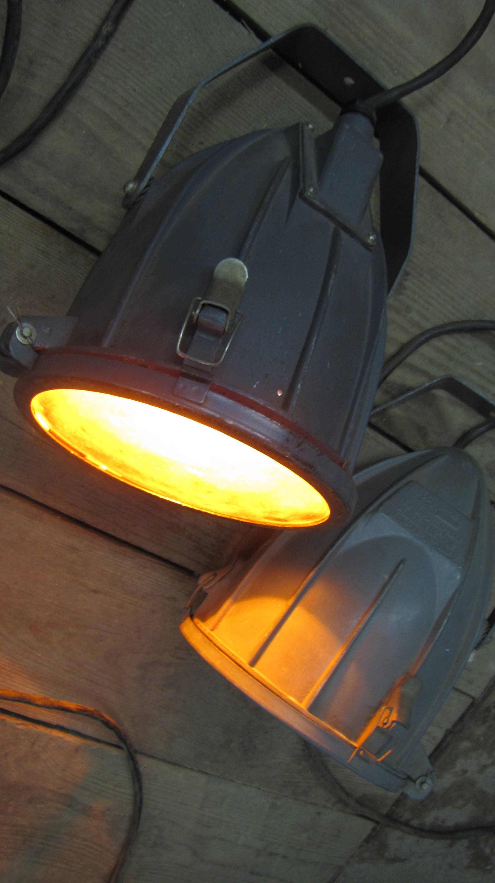 Vintage large spotlight vintage light soviet spotlight | Etsy