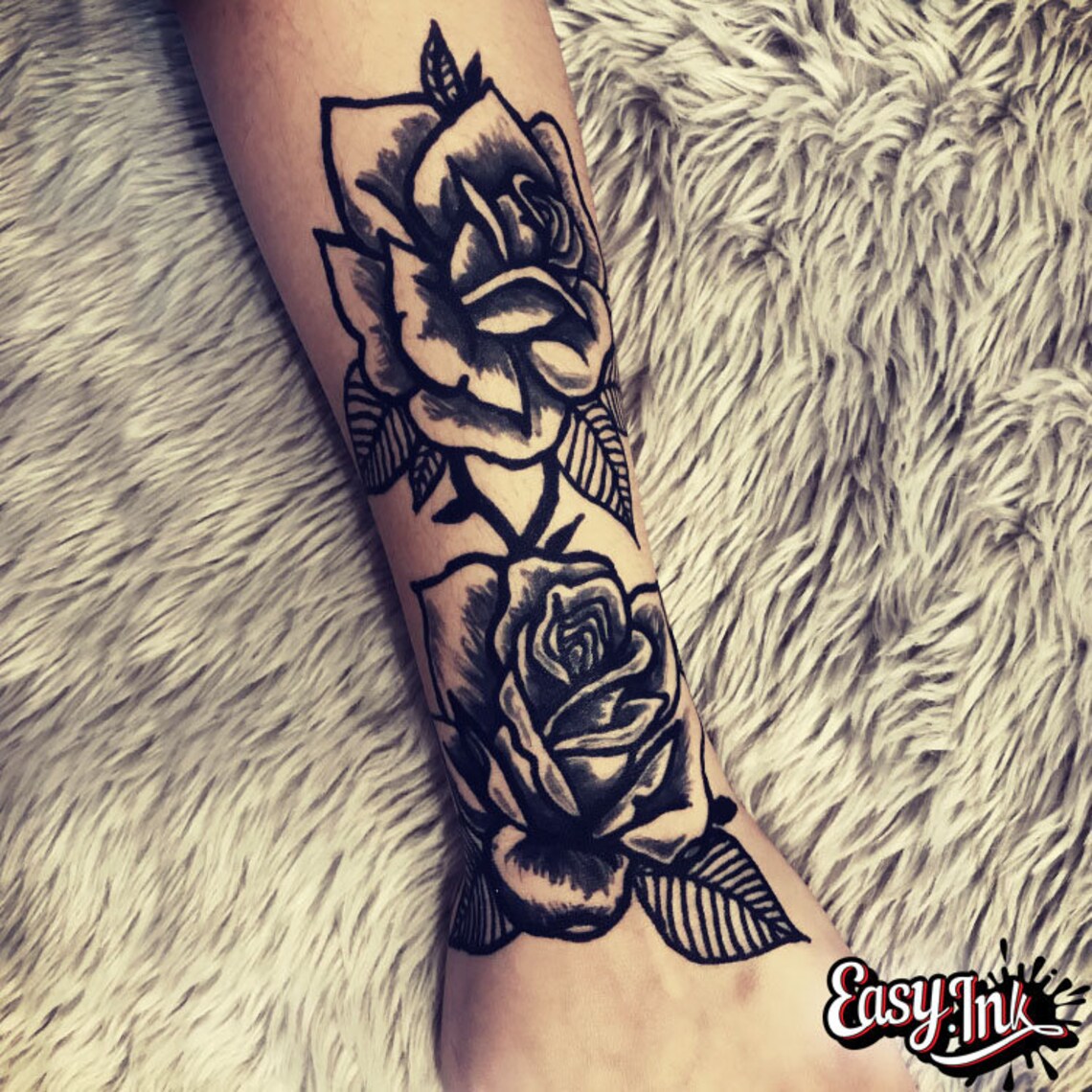 Easy.ink™ Freehand Temporary Tattoo Ink + 5X Tips,super DARK INK. Fruit ...