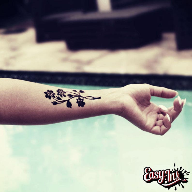 Easy.ink™ Freehand Temporary Tattoo Ink + 5X Tips,super DARK INK. Fruit ...
