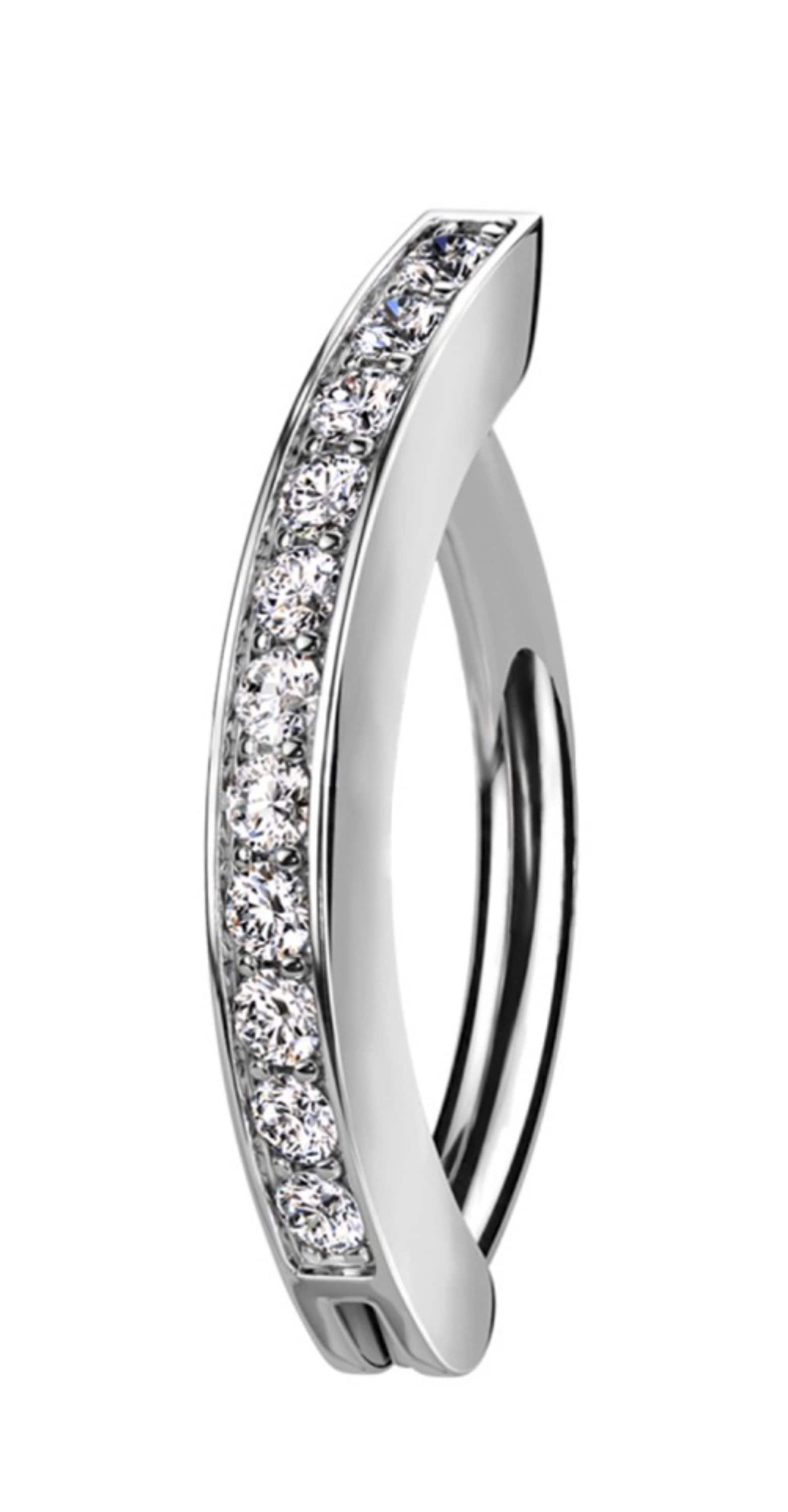 Navel Hoop Surgical Steel Navel Ring Navel Circle Anillo De - Etsy