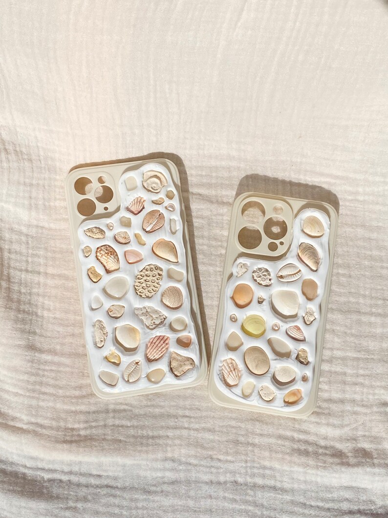 Seashell Mosaic Handmade Phonecase / Iphone Cover Case Mobile - Etsy