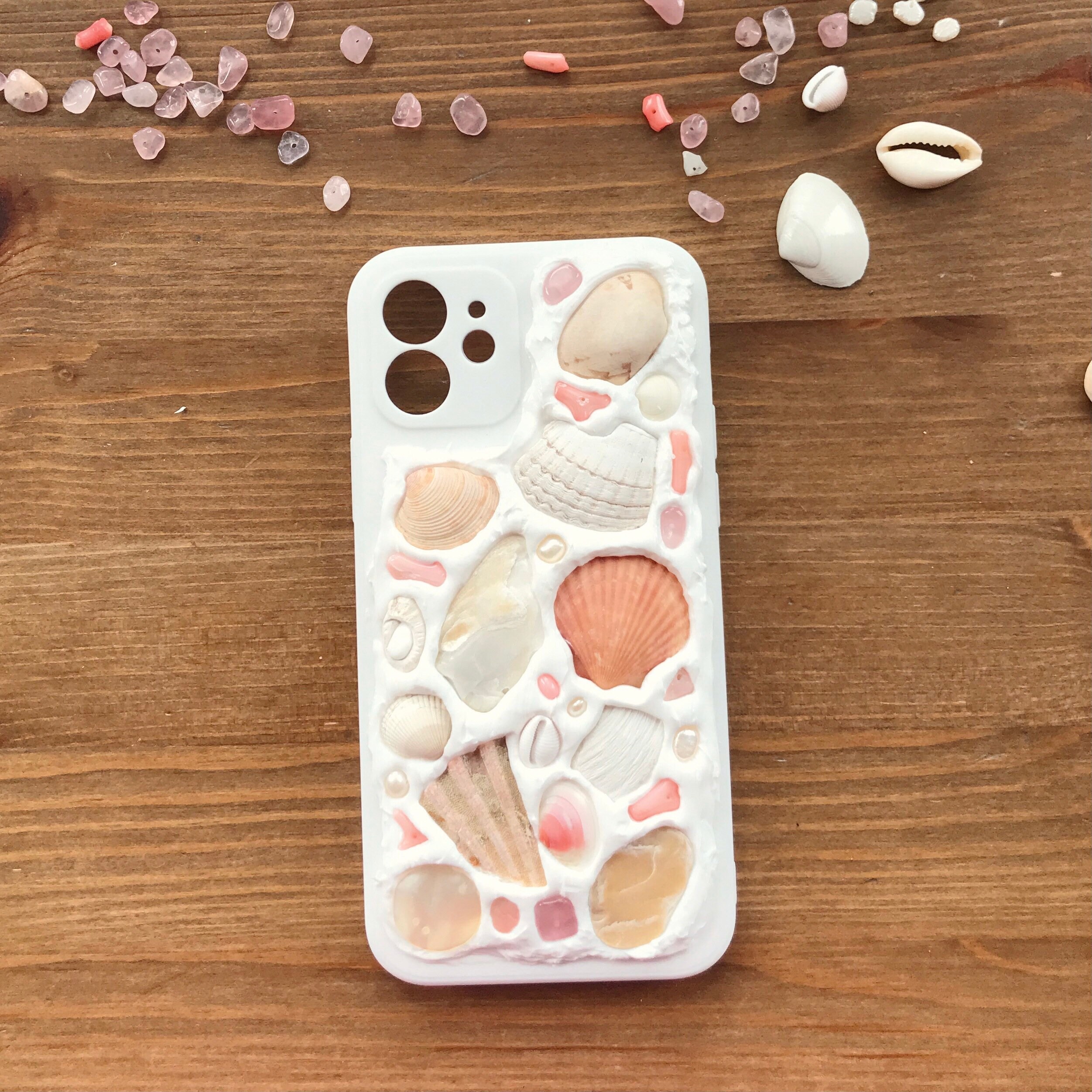 Seashell Mosaic Handmade Phonecase / Iphone Cover Case Mobile | Etsy