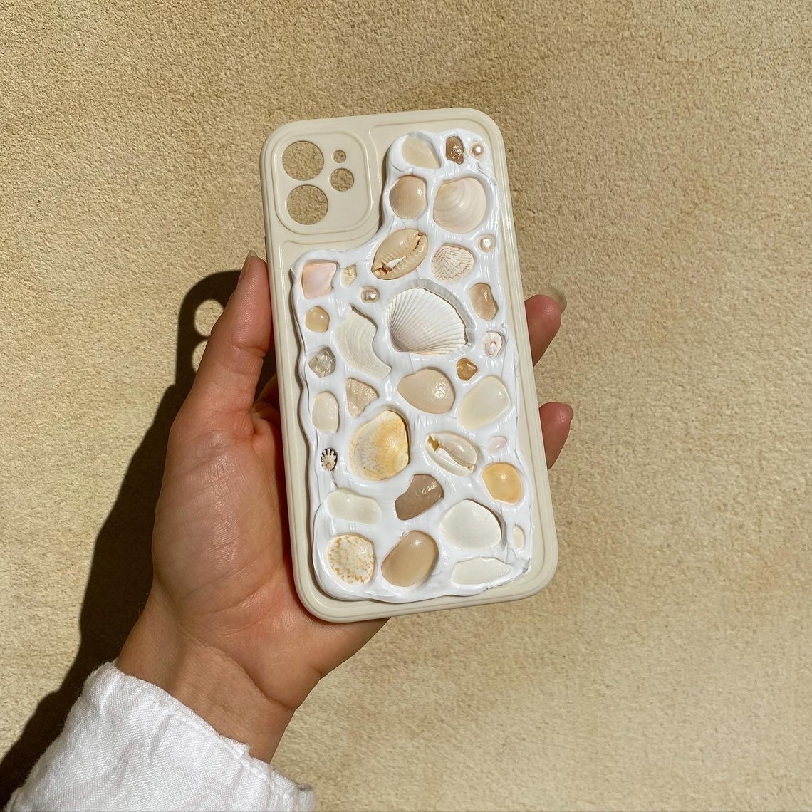 Seashell Mosaic Handmade Phonecase / Iphone Cover Case Mobile - Etsy