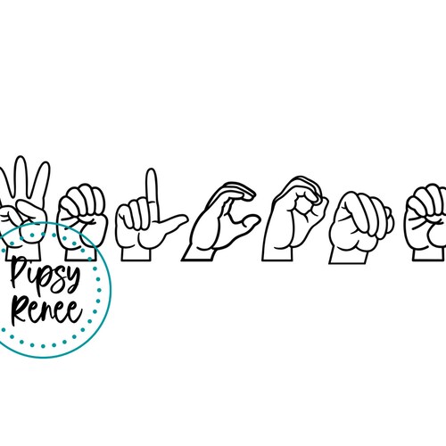 Sign Language Humor ASL SVG and Cut Files for Crafters - Etsy Canada