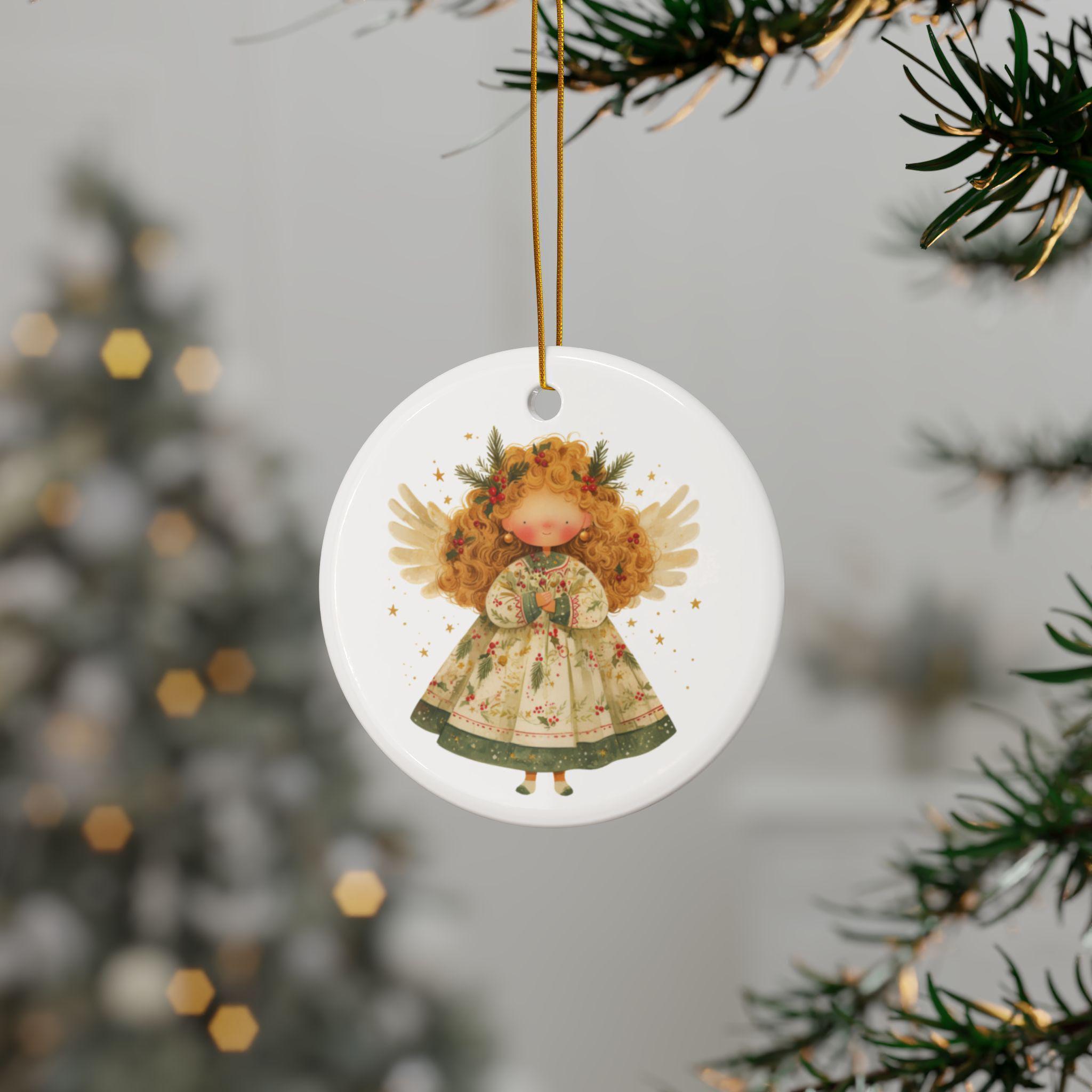 Country Christmas Angel Clipart: PNG Sublimation Designs (digital ...