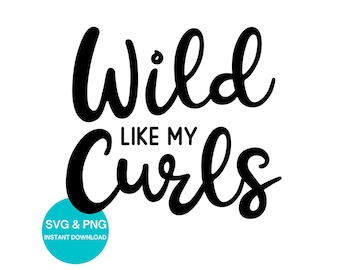 Chicks Dig My Curls SVG PDF PNG Jpg File Welcome Silhouette Cricut ...