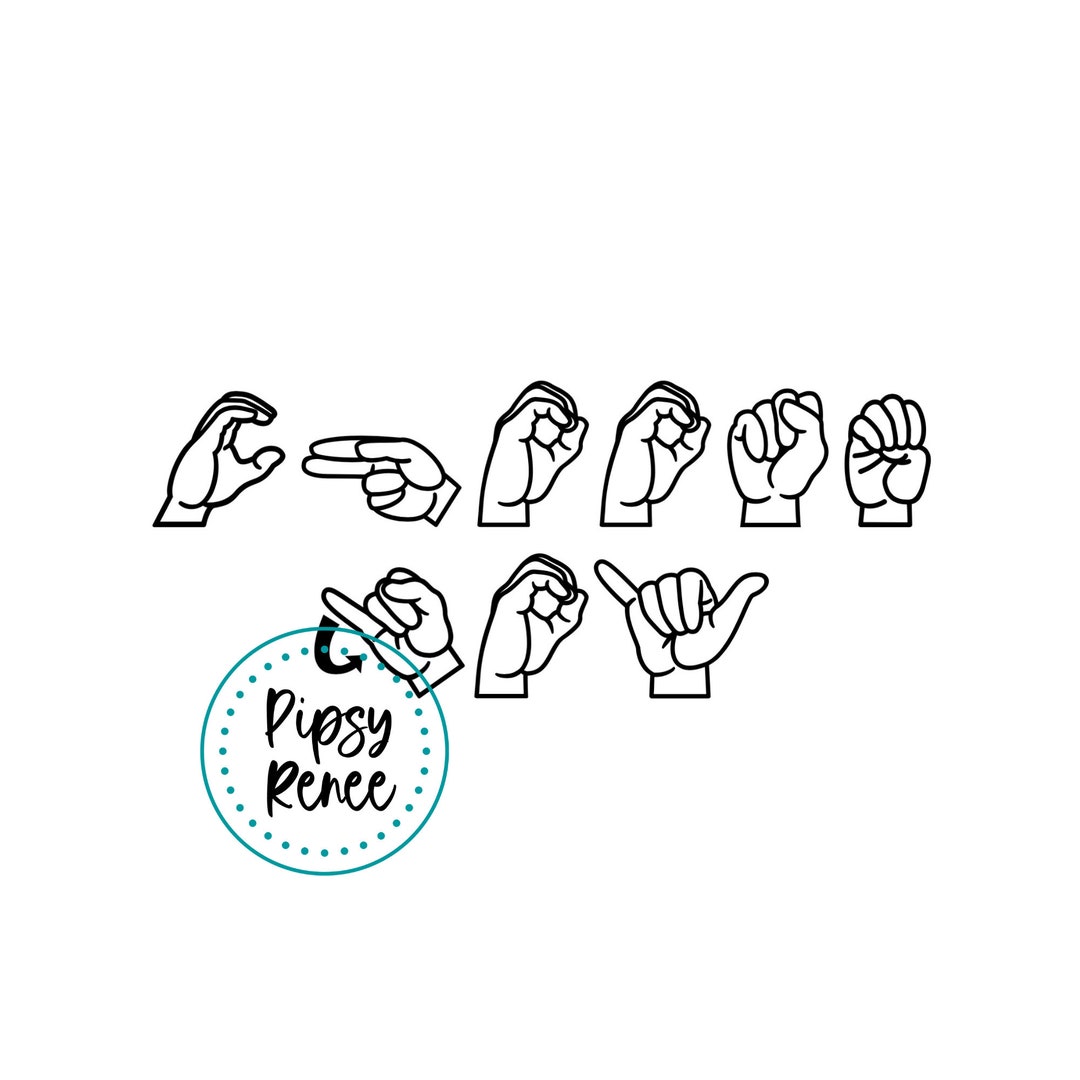 ASL Choose Joy SVG, Sign Language SVG, Christian Svg, Mental Health Svg ...