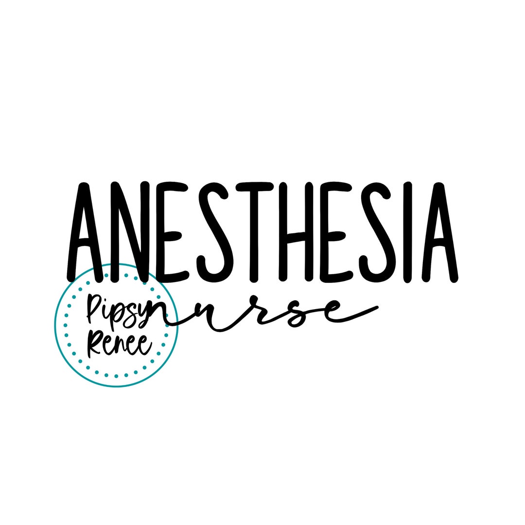 Anesthesia Nurse SVG, Nurse Anesthetist SVG - Etsy
