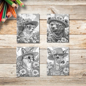 Woodland Animals Coloring Pages, Forest Animals Coloring Sheets ...