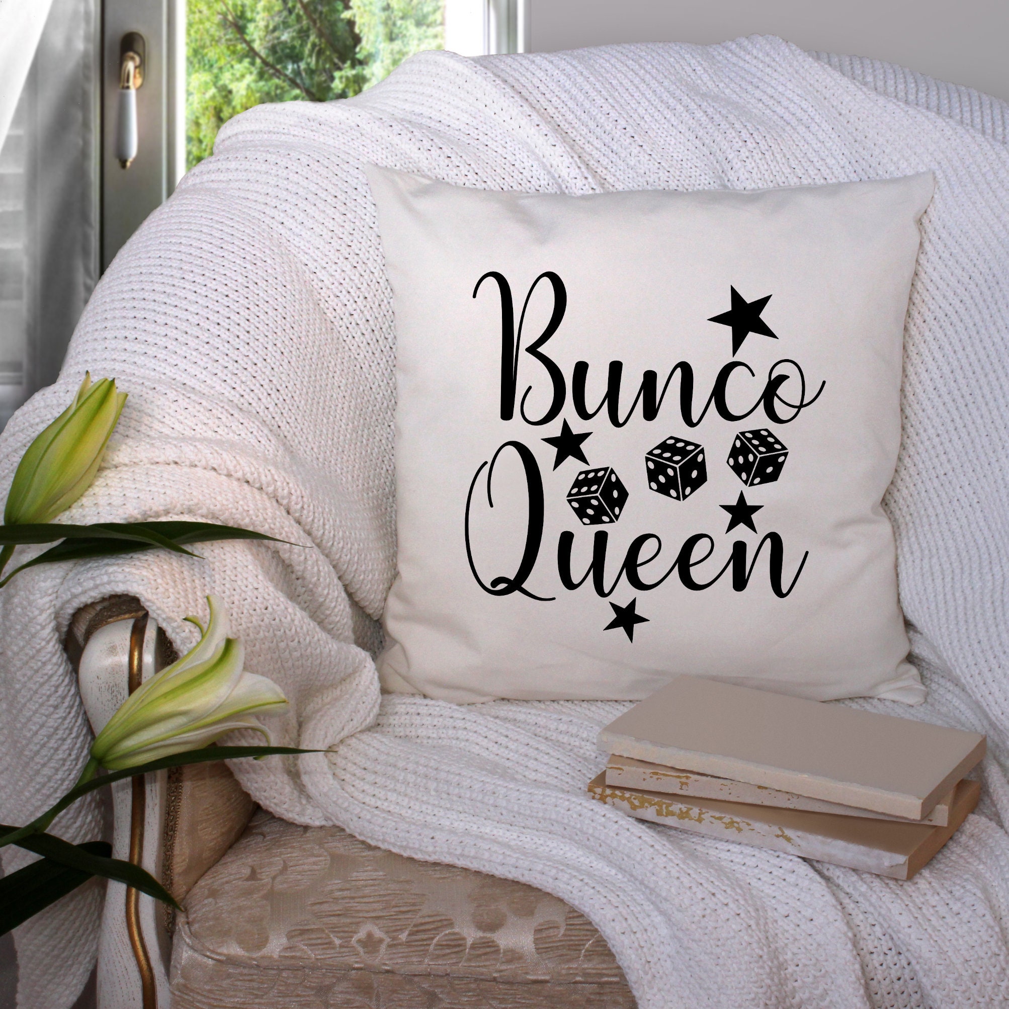 Bunco Queen SVG - Etsy