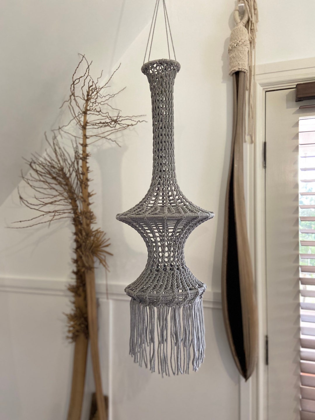 Grey Fish Trap Lantern No3 - Etsy