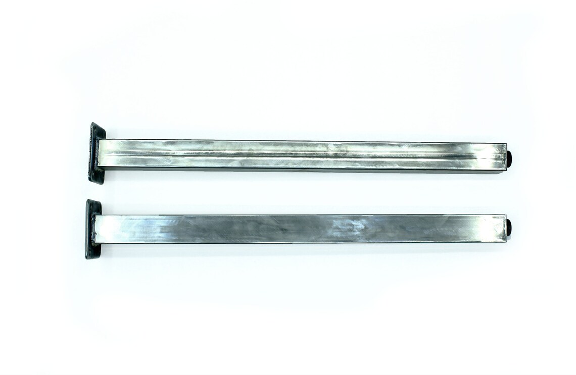 Metal Table Legs Straight Square Tube Mounting Flange Bare - Etsy