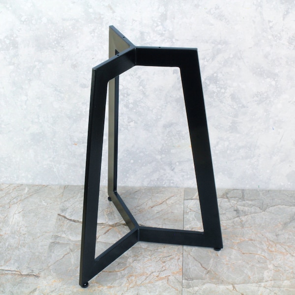 Steel Table Dining Base Round Legs - Etsy
