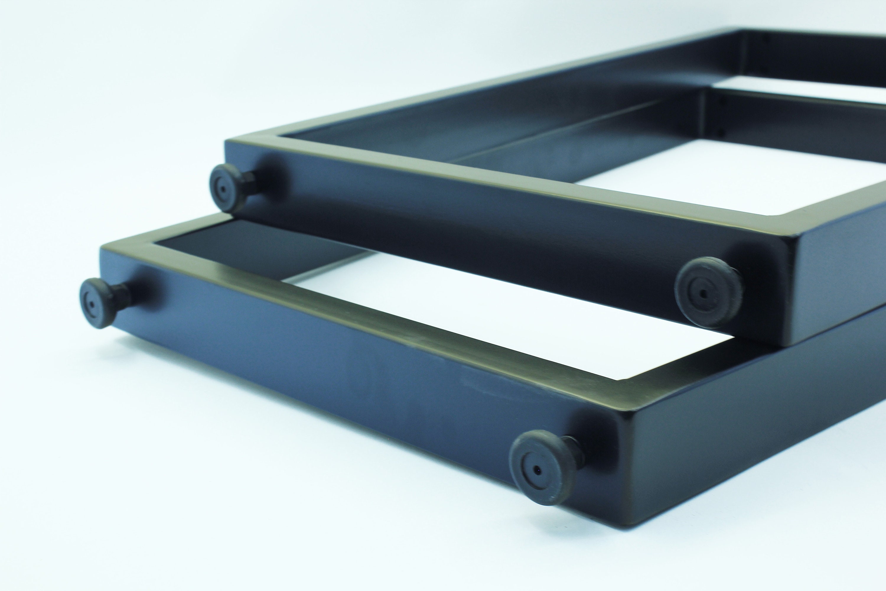 Metal Table Legs Pair Metal Trapezoid Table Legs Metal Legs Steel Table ...