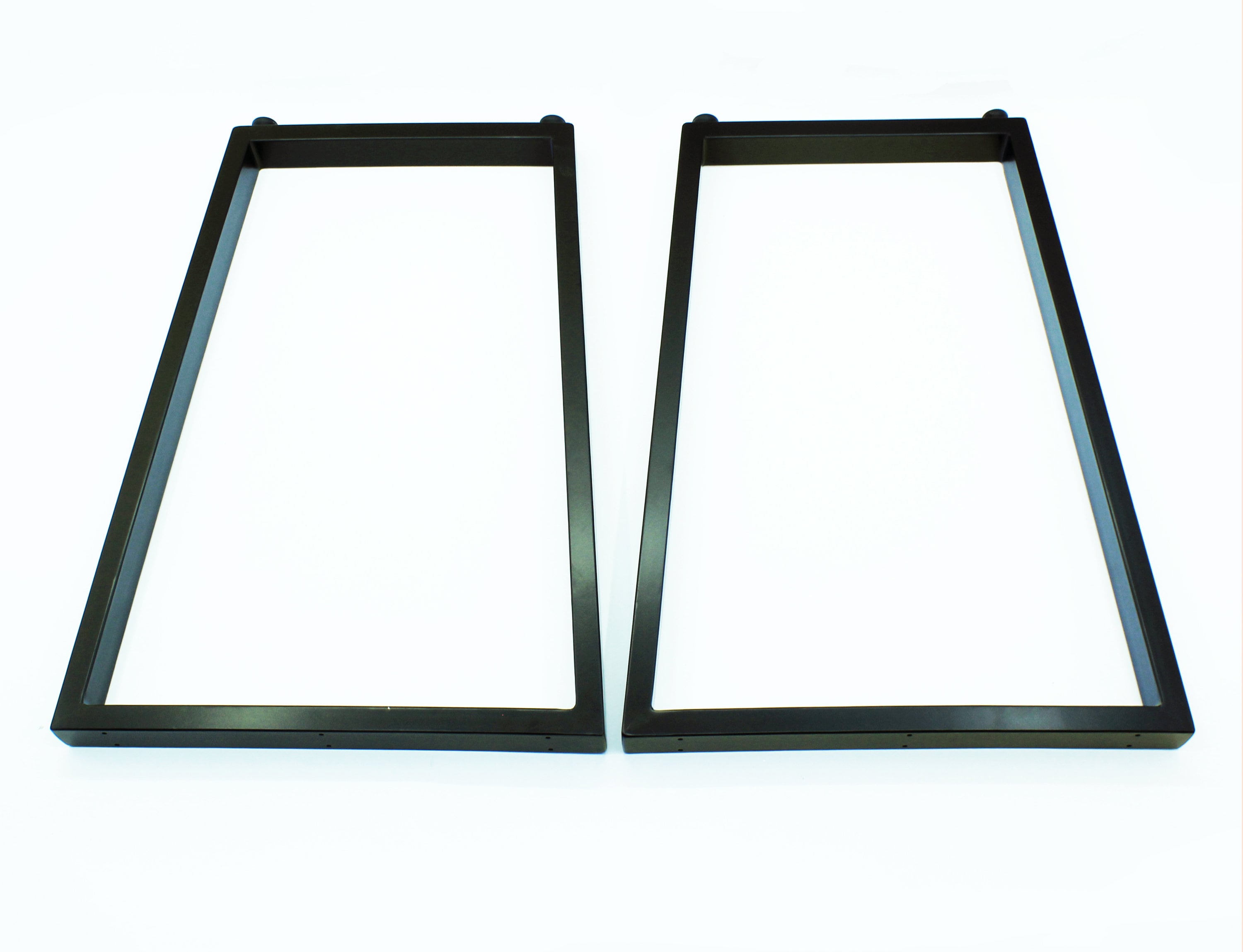 Metal Table Legs Pair Metal Trapezoid Table Legs Metal Legs Steel Table ...
