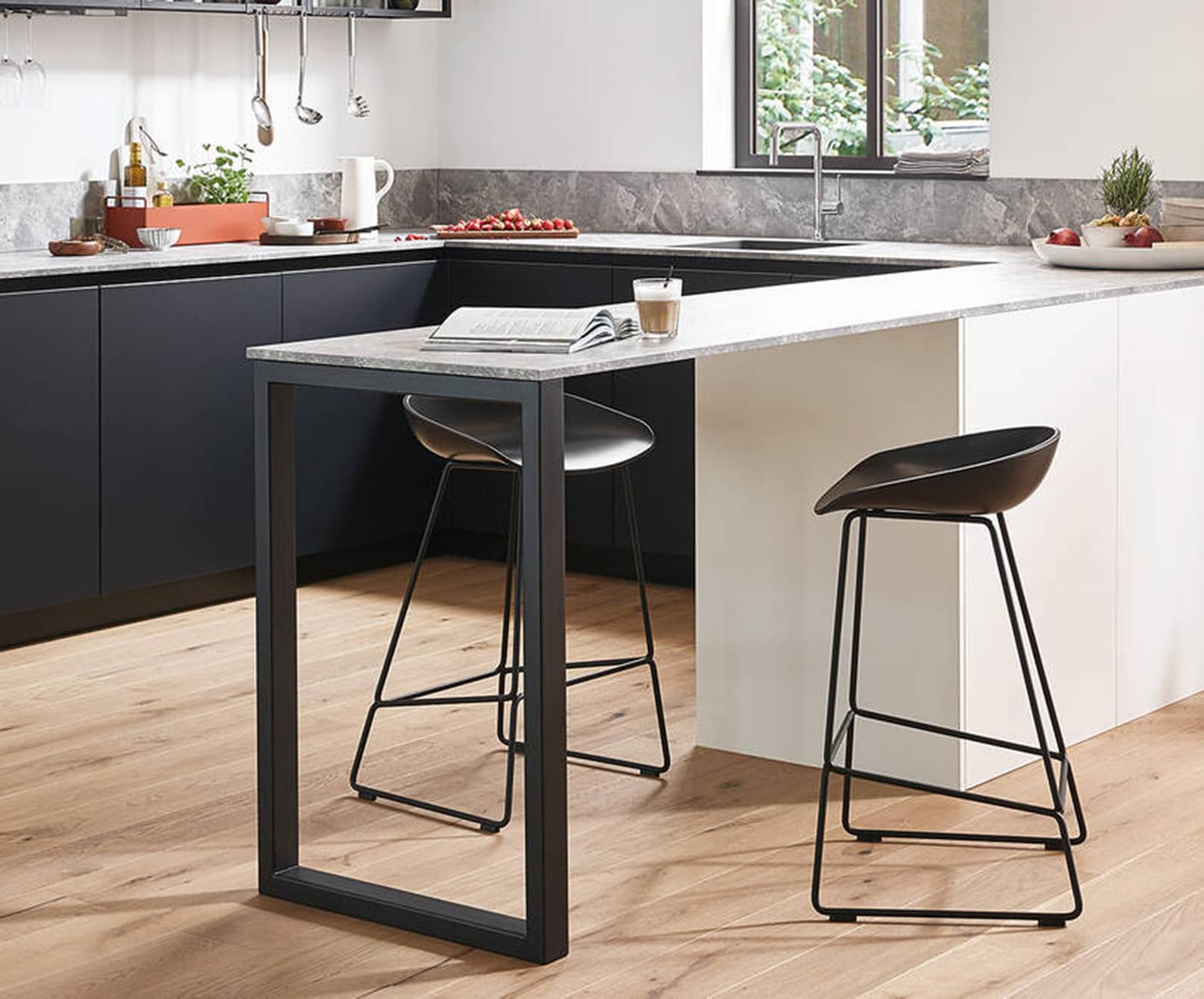 High Table Base for Bar Counter, Metal Legs for Bar/kitchen Table Made ...