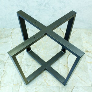 Сoffee Table Base for Round and Square Table Top, Industrial Style Base ...