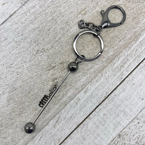 Beadable Keychain Blanks Bundle Pack of 10 | Beadable Keychain Blanks ...