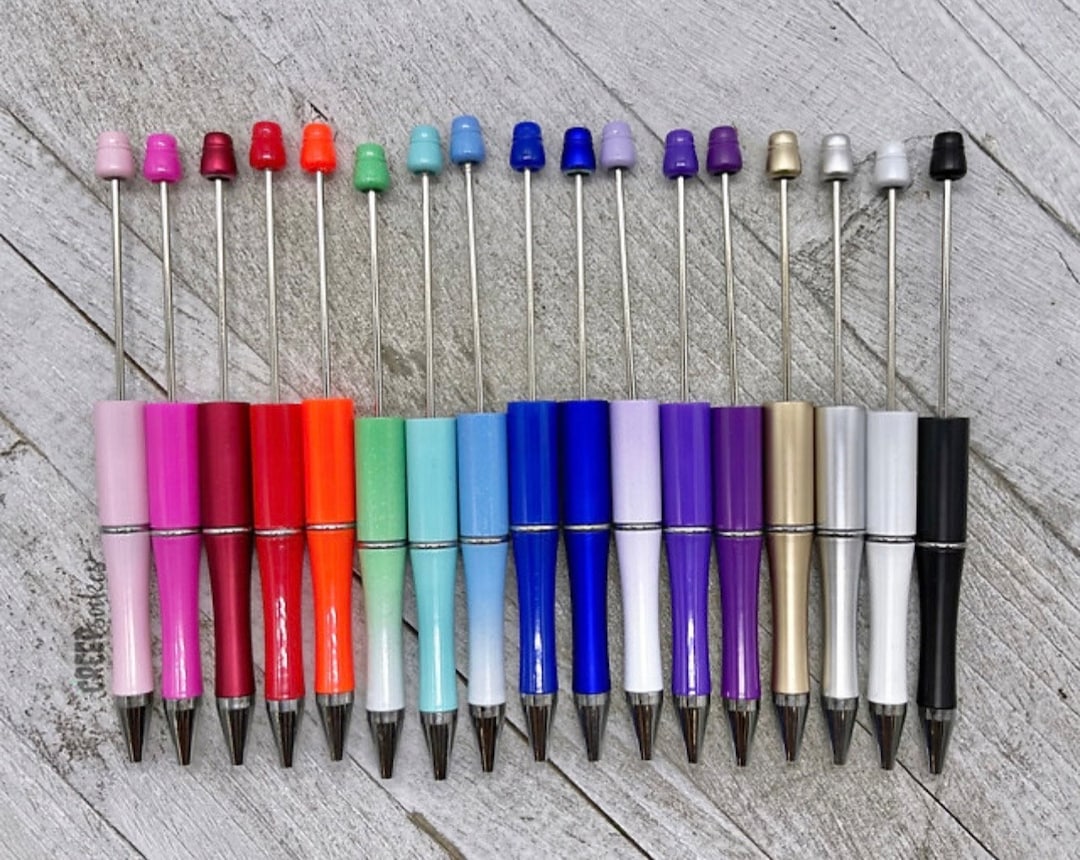 Plastic Beadable Mechanical Pencil Bundle Pack Beadable Pencils Plastic ...