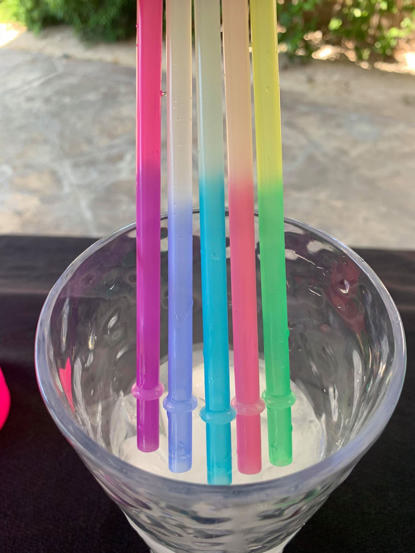 Color Changing Cups Set of 5 with Color Changing Straws | Etsy