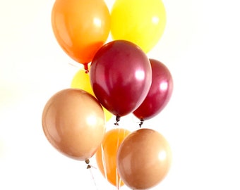 Fall color balloons | Etsy