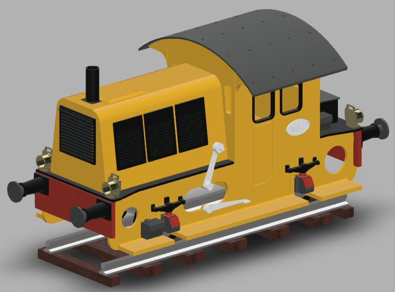 STL Files to Create SIK 307 Shunter Engine Model - Etsy